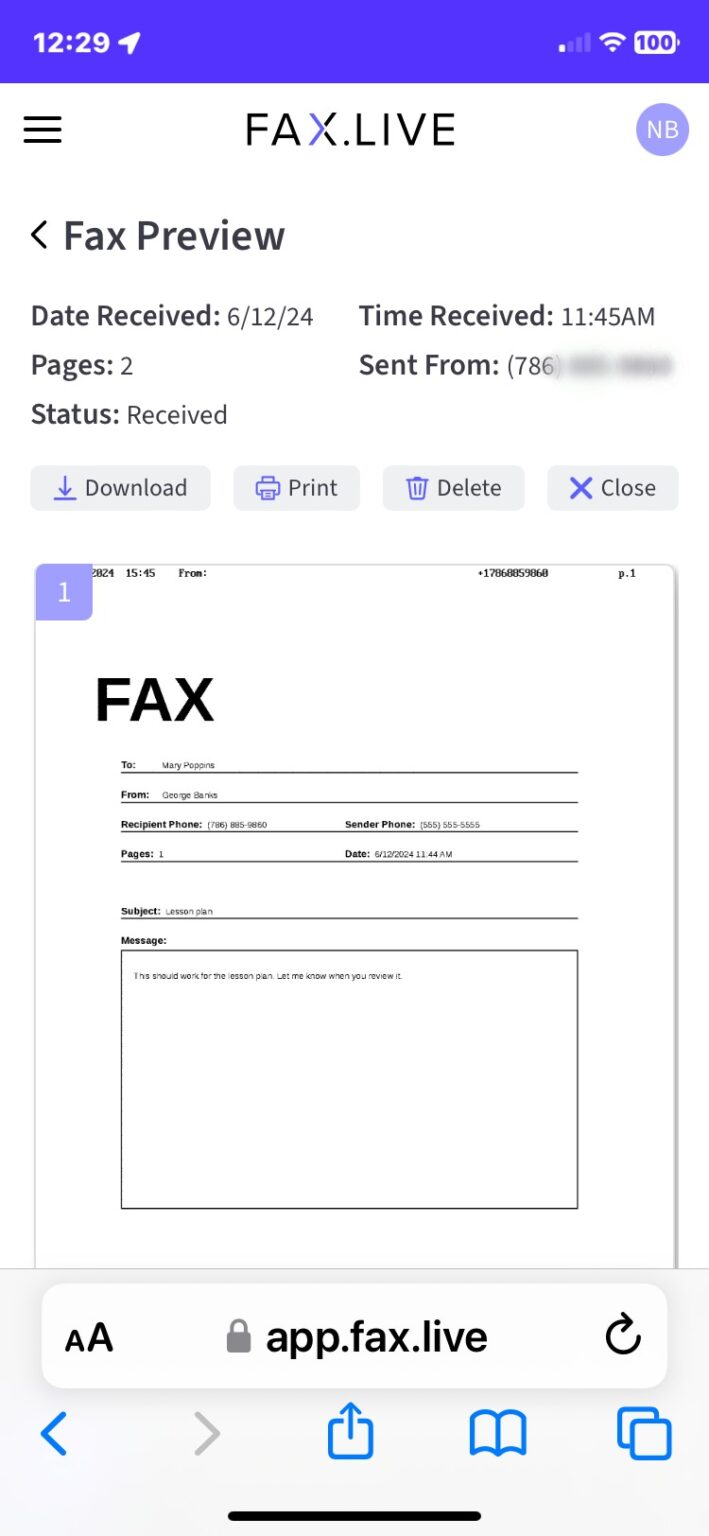 How to download, print and copy faxes without a fax machine