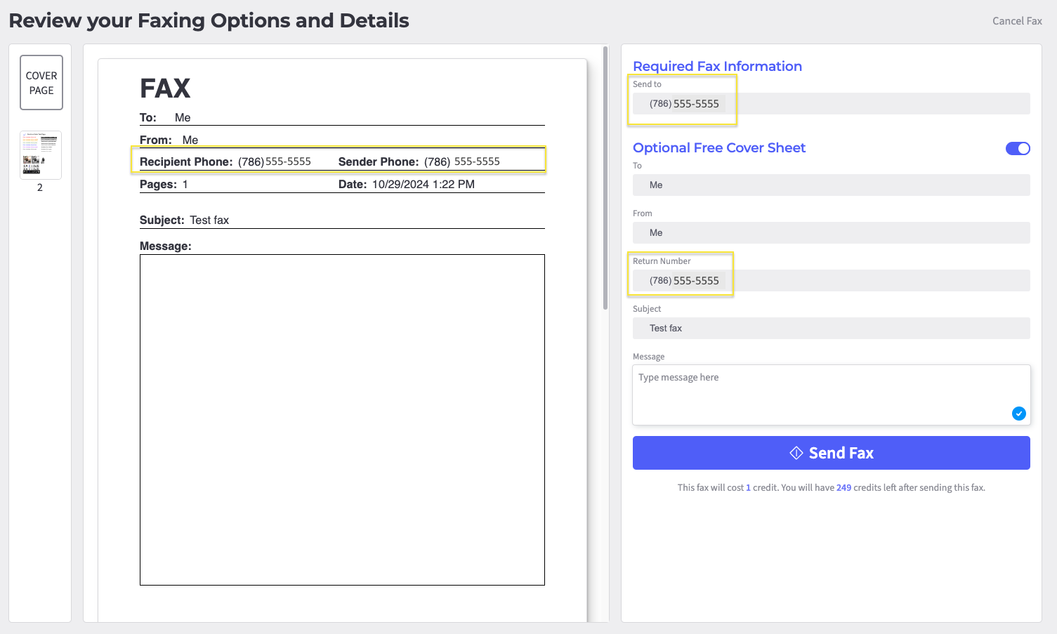 Fax Test Online | How to Test a Fax Machine or Fax Service